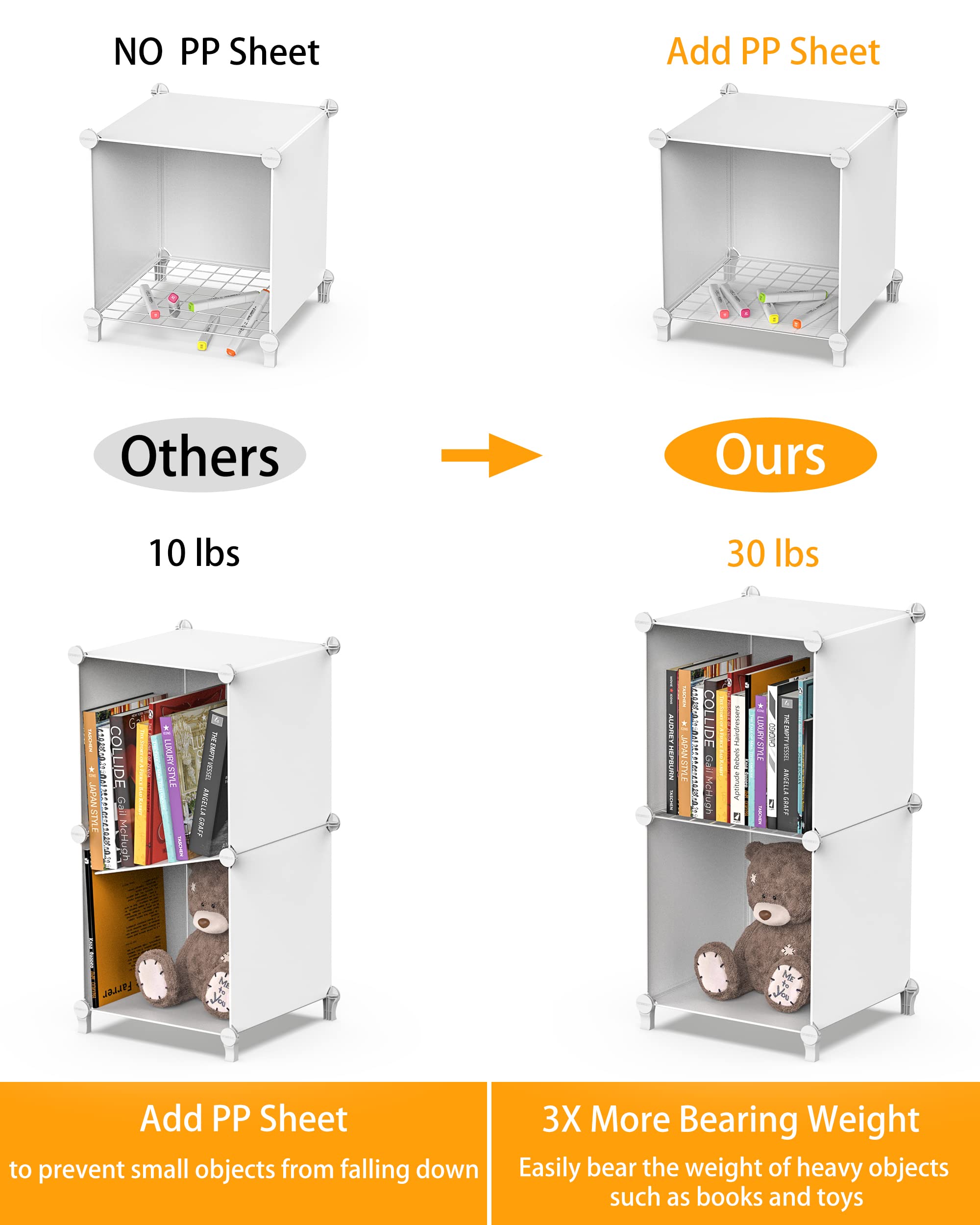HOMIDEC Cube Storage Organizer