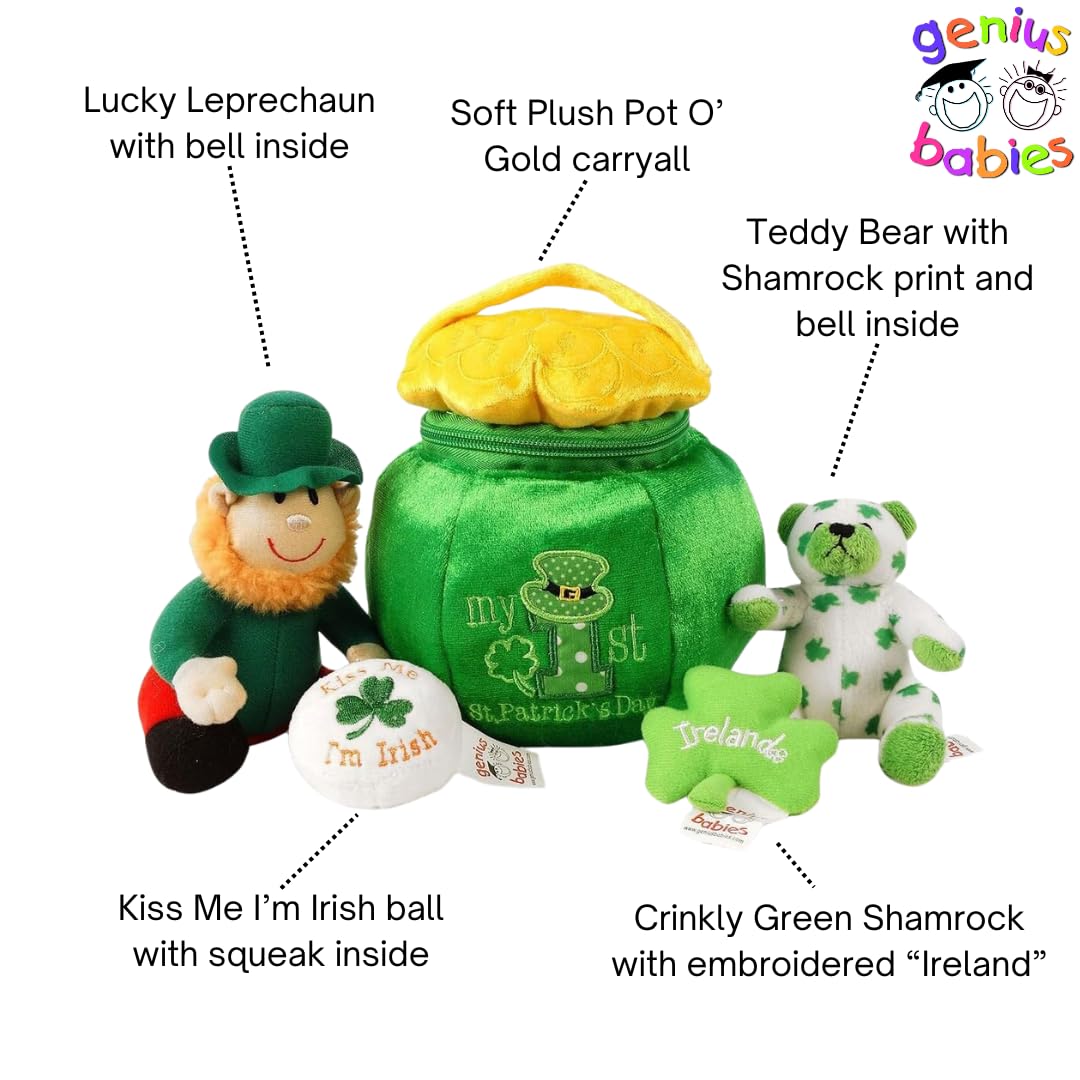 Genius Baby Toys The Original Baby's 1st St. Patrick's Day Lucky Gold Playset