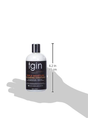 tgin Triple Moisture Replenishing Conditioner For Natural Hair - Dry Hair - Curly Hair - 13 Oz