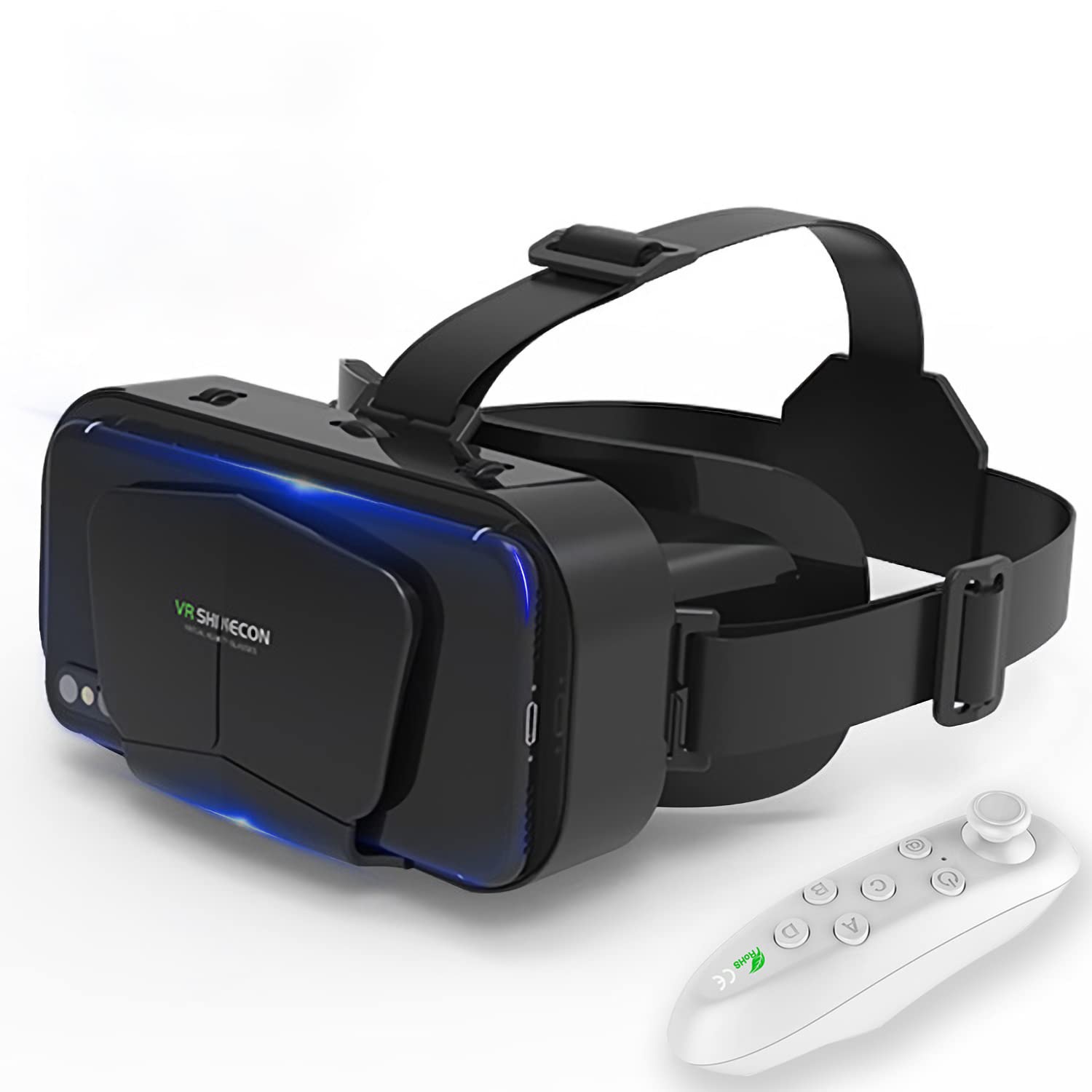 Barbato VR Headset Virtual Reality Glasses Compatible with Phone/Android New Goggles for Movies Compatible 5-7 Inch Soft