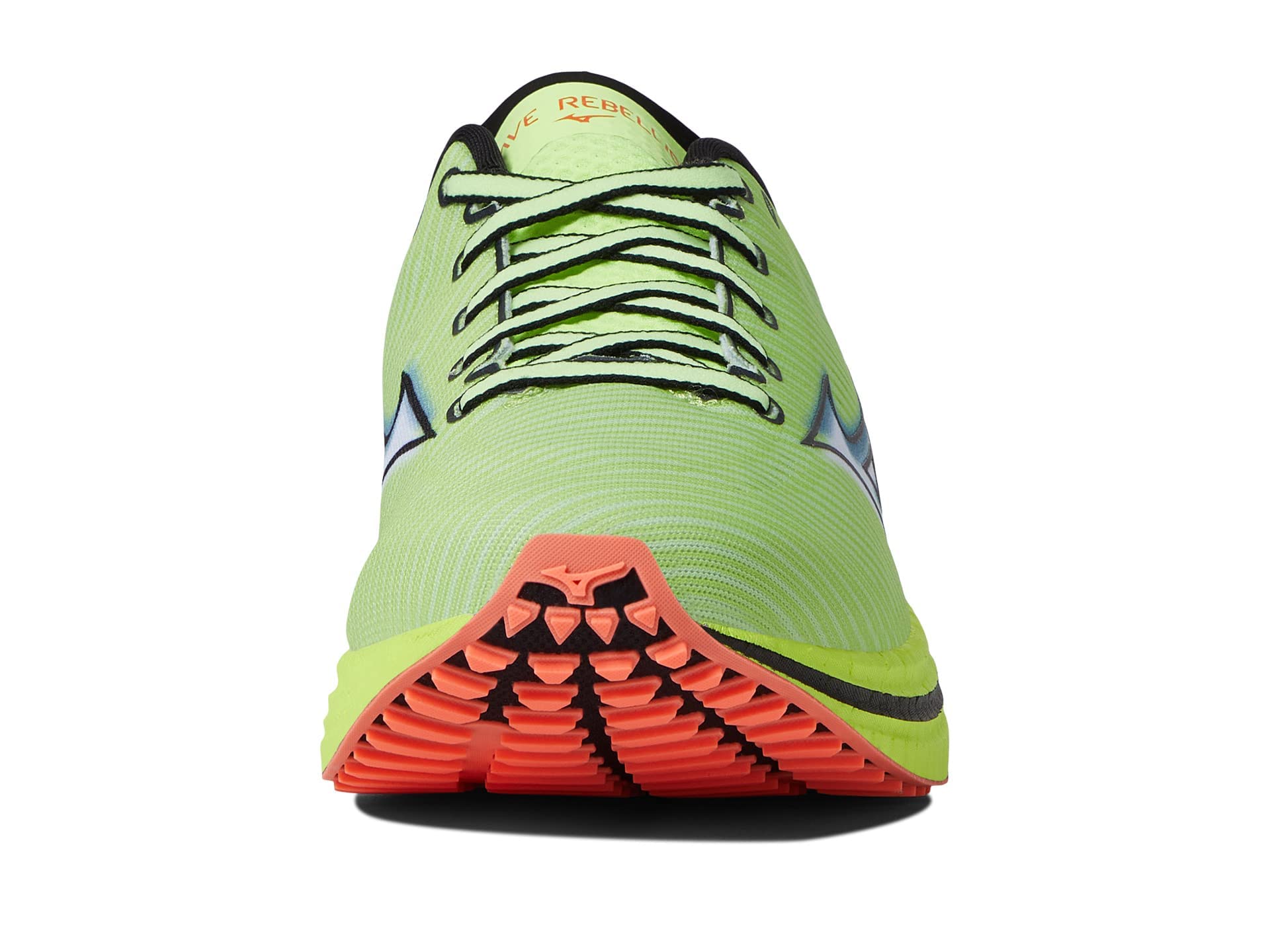 Mizuno mens Wave Rebellion Running Shoe, Neo Lime, 10 US
