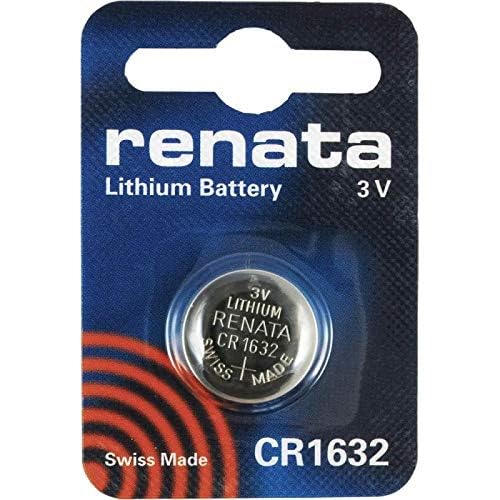 Renata CR1632 Batteries - 3V Lithium Coin Cell 1632 Battery (5 Count)