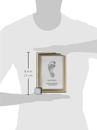The Grandparent Gift Frame Wall Decor, Baptized Footprint