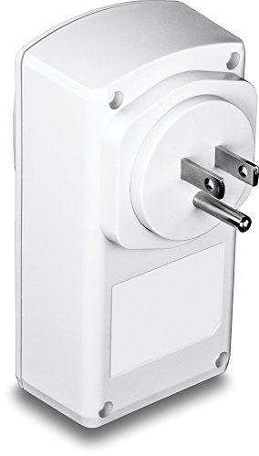 TRENDnet Powerline 500 AV Nano Adapter Kit with Built-in Outlet, Power Outlet Pass-Through, Includes 2 x TPL-407E Adapters, Plug & Play, Ideal for Smart TVs, Gaming, White, TPL-407E2K