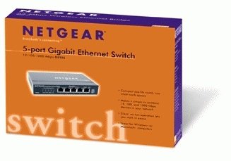 Netgear Prosafe Plus Gs105E 5-Port Gigabit Ethernet Switch - Switch - Unmanaged - 5 X 10/100/1000 - Desktop