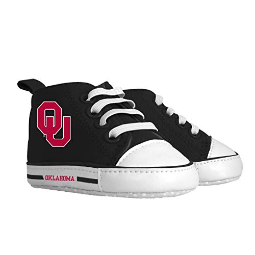 Baby Fanatic Ncaa Legacy Infant PRE-Walker Hightops, Oklahoma Sooners, for Ages 0 To 6 Months