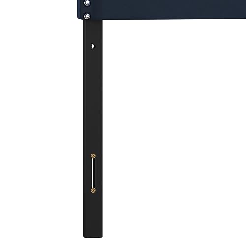 Hillsdale, Cynthia Upholstered King Adjustable Headboard, Navy