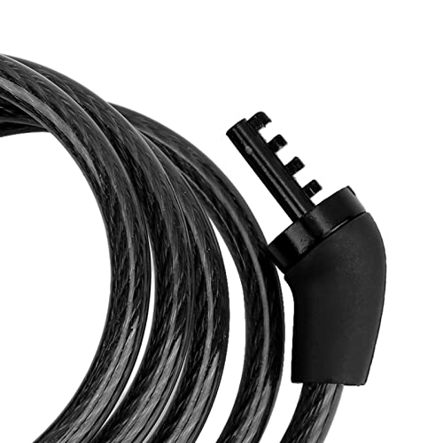 Bike Lock Cable, Steel Cable Durable Accessories High Security Performance for Mountain Bikes