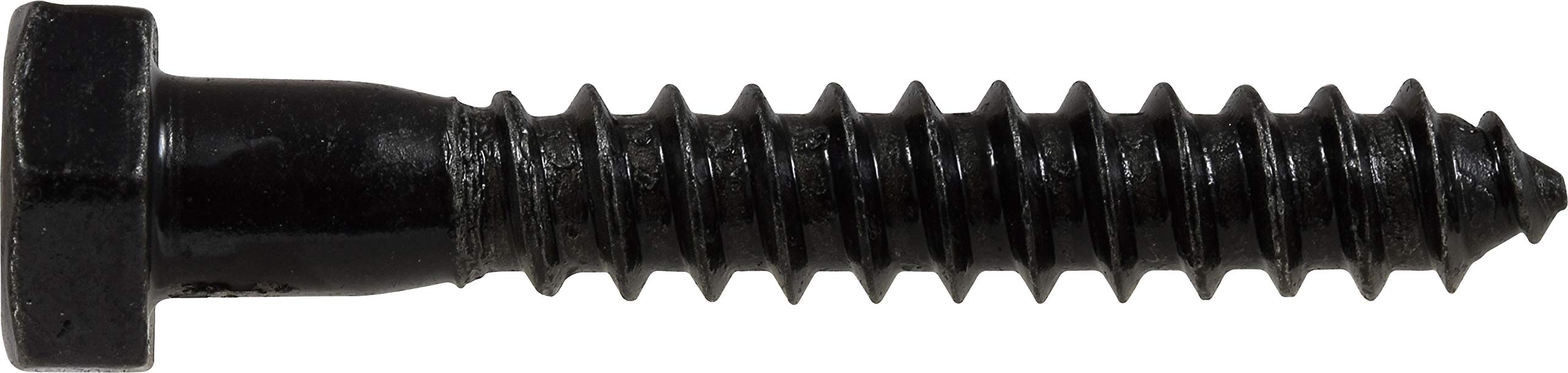 The Hillman Group 852519 5/16 x 1-1/2" Hex Lag Screw- Black Finish 6-Pack