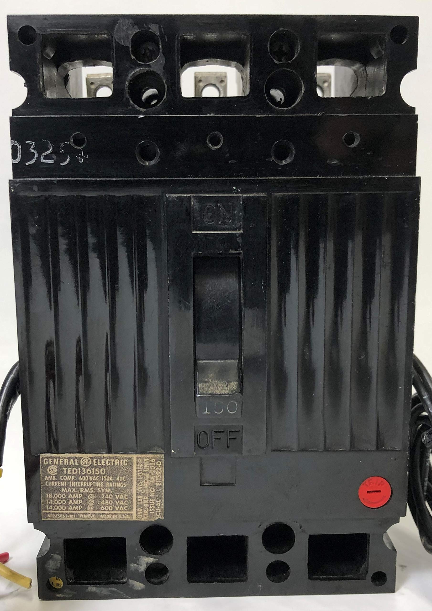 General Electric - Ted136150 Circuit Breaker - 3 Pole 600Vac 150A Breaker