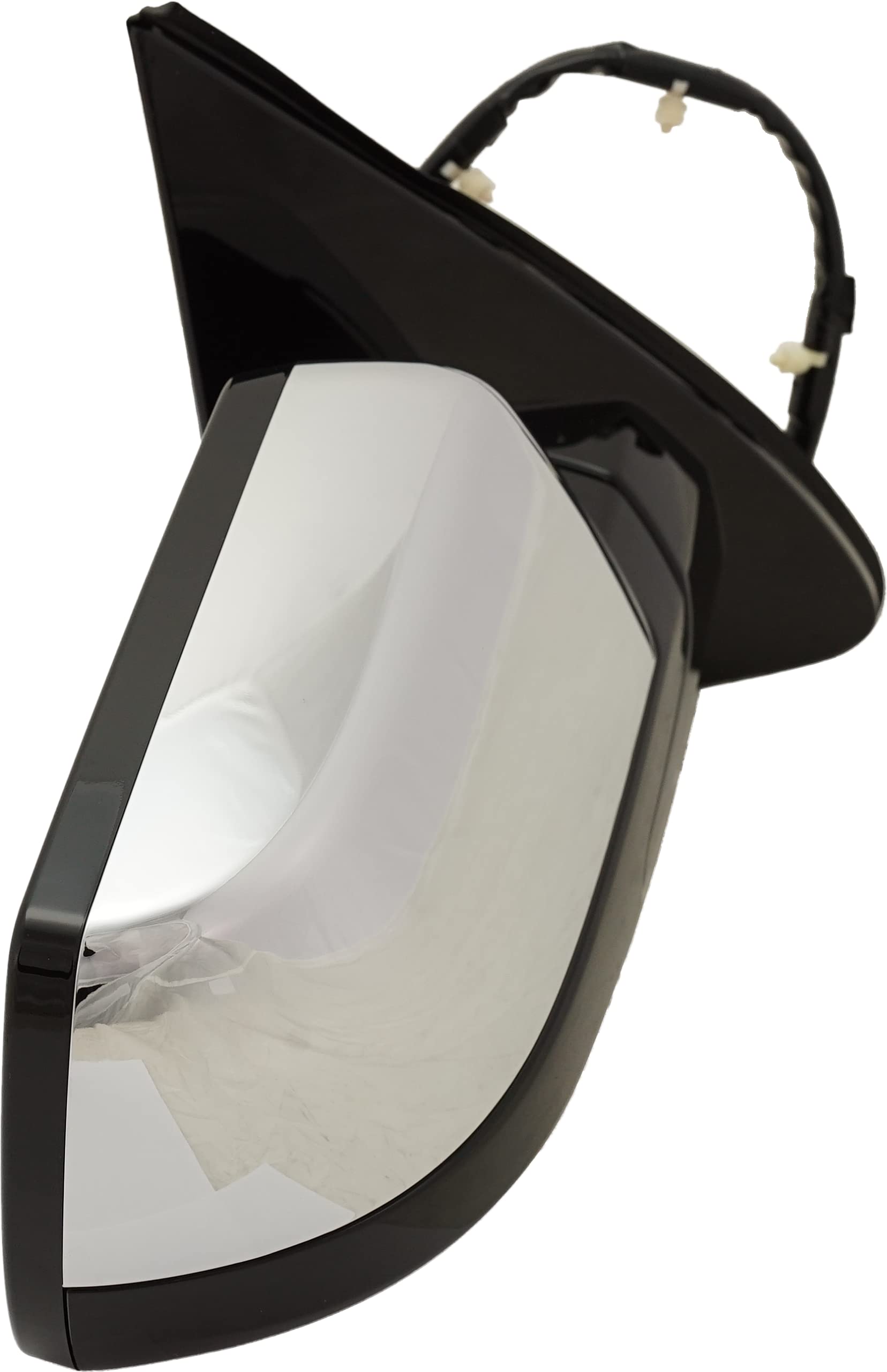 Kool Vue Right Power Heated Mirror for Chevrolet Tahoe Suburban 2015-2020 Power Fold With Signal Light, Memory & Puddle Lamp; Without Blind Spot Monitor & Auto-Dimming Chrome w/o Object Sensor