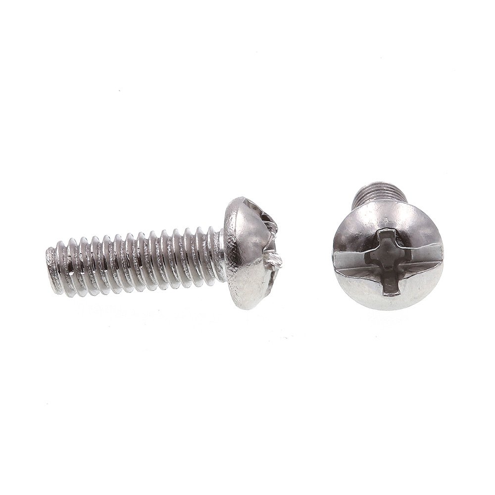 Prime-Line 9003493 Machine Screw, Round Head, Slotted/Phillips Combo, #8-32 X 1/2 in, Grade 18-8 Stainless Steel, Pack of 25