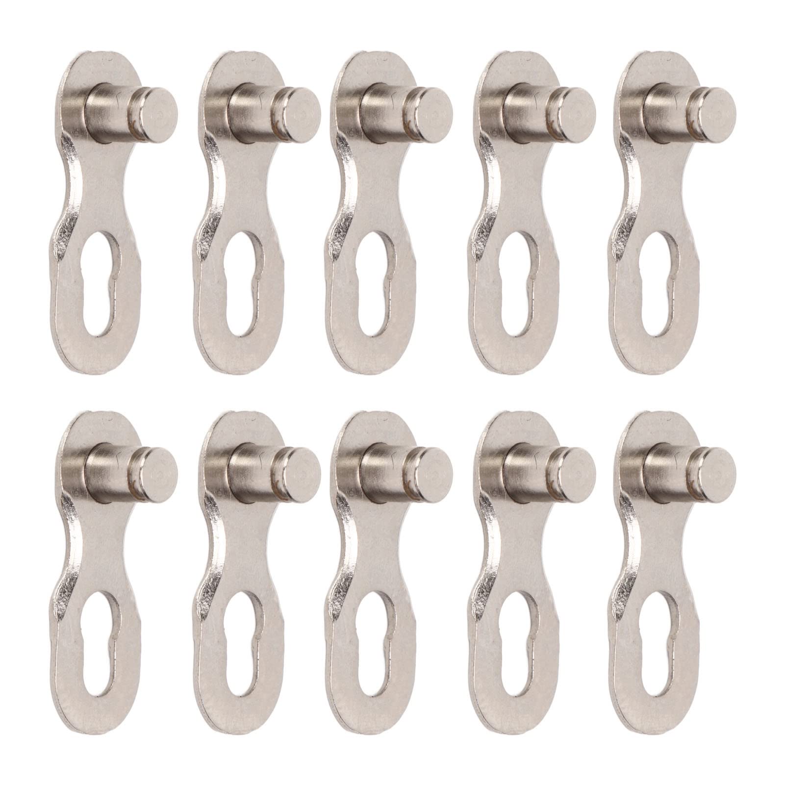Bike Missing Chain Link, Bike Repair Kit 10 Pairs Of 11 Speeds Reusable Silver Bike Msising Chain Link Manganese Steel Bike Quick Release Bike Chain Link Connector Used For Mountain Biking Road Bikes