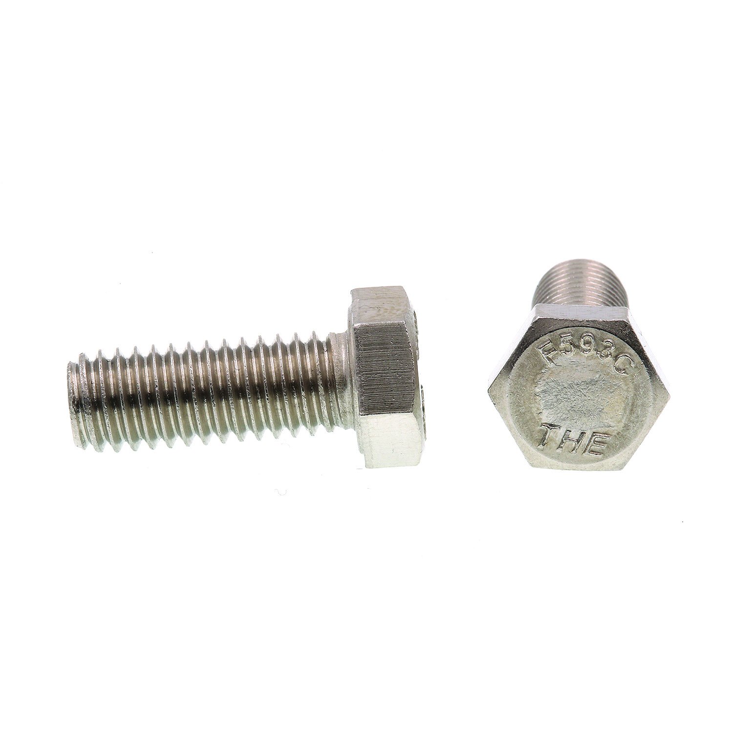 Prime-Line 9059581 Hex Bolts, 3/8 In.-16 X 1 In., Grade 304 Stainless Steel (25 Pack)