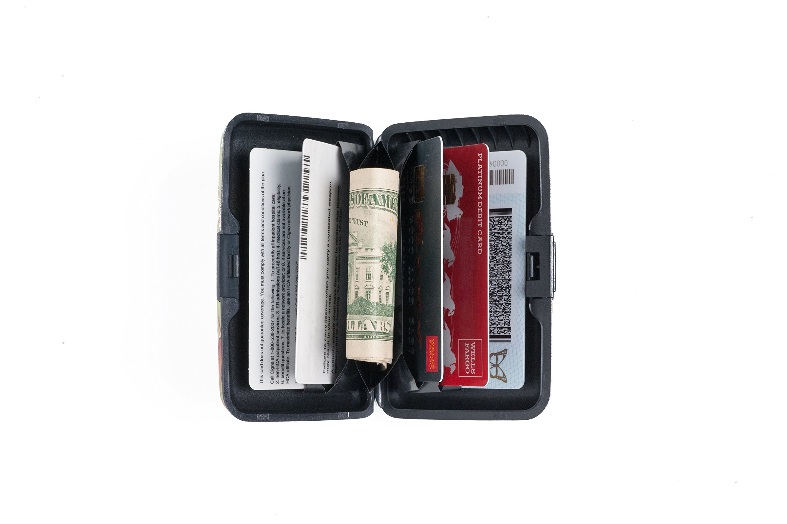 Monarque RFID Secure Armored Wallet (Mary Lake-Thompson Bees)