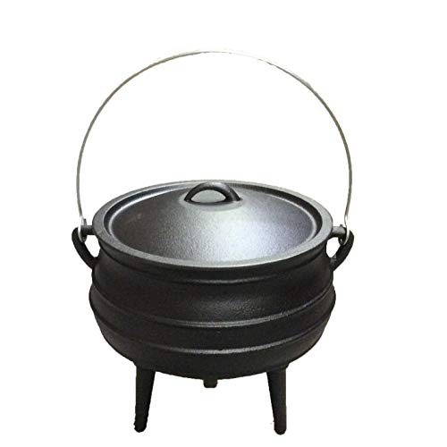 Cuisiland Seasoned 10 Quart Cast Iron Potjiekos