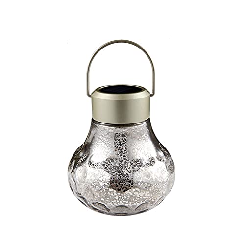 Solar Light Outdoor Home Garden Waterproof Hanging Light Garden Balcony Decoration Creative Fashion Glass Chandelier
