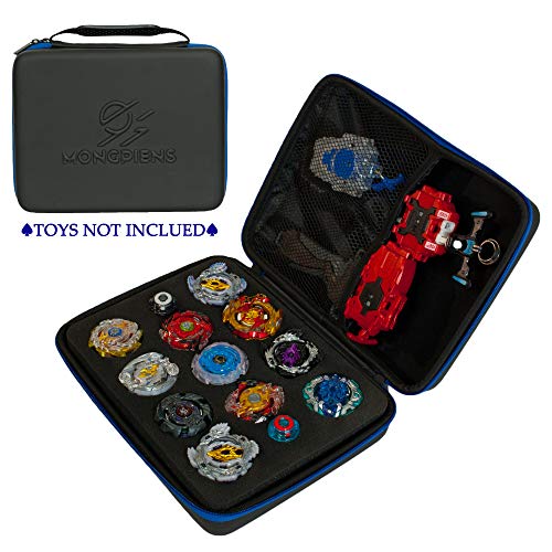 MONGPIENS Bey Battling Tops Soft Carrying Case Waterproof Storage Organizer for Burst Blade Spinning Top and Launcher (Medium)
