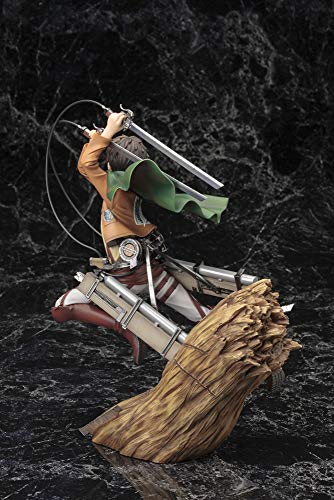 Kotobukiya Attack On Titan: Eren Yeager (Renewal Package Variant) ArtFX J Statue, Multicolor