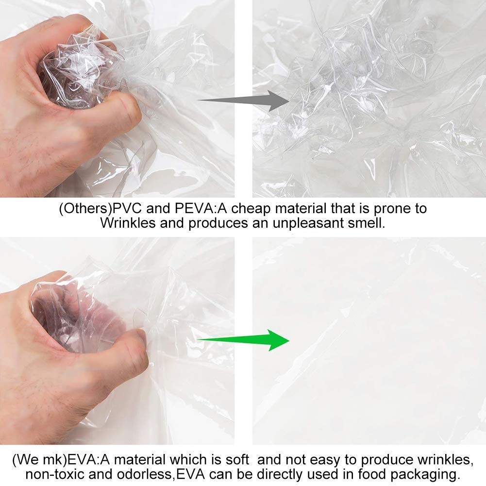 Baby Stroller Rain Cover - WENTS Plastic Transparent Waterproof Rainproof Dustproof Windproof Universal Stroller Raincover