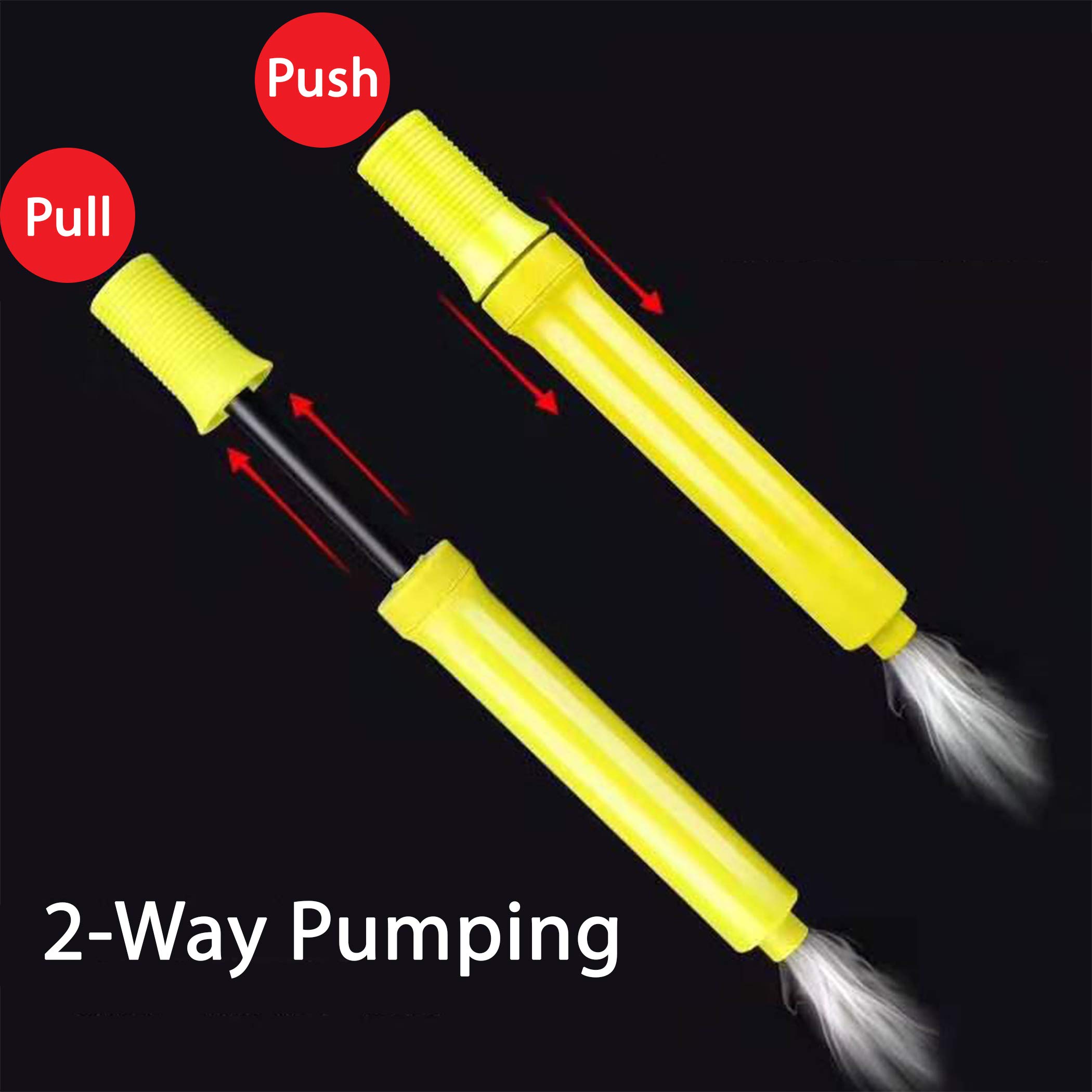 Baby Stroller Tire Pump - Jogging Stroller Tire Pump with Tire Valve Adapters | Compatible with Bob Strollers, Graco Jogger Strollers, and Bumbleride Strollers