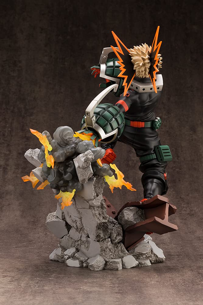 Kotobukiya My Hero Academia: Katsuki Bakugo (Version 2) ARTFX J Statue, Multicolor (PP978)