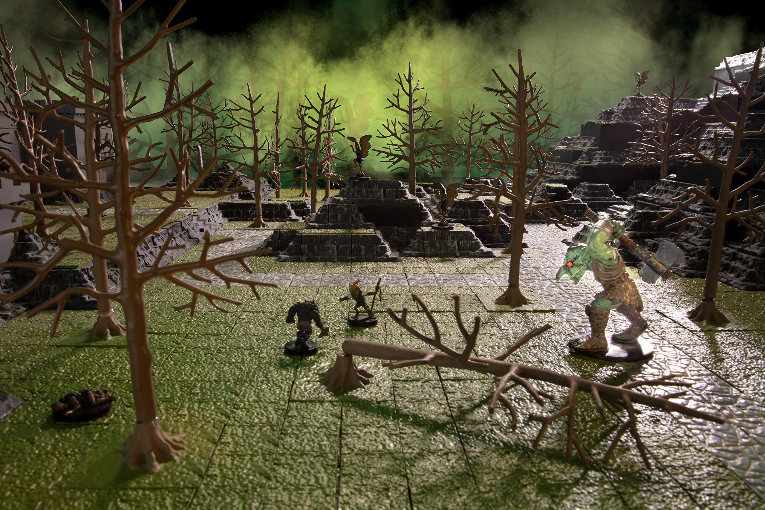 Monster Adventure Terrain- 50pc Tile Expansion Pack-Paintable 1"x1" Tile Set- Amazing Tabletop Terrain in Minutes-Customize Your D&D and Pathfinder Dungeons Your Way