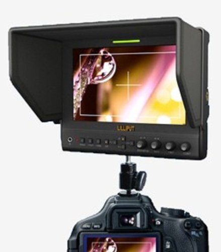 Professional Lilliput 663/o/p 7" 1280x800 IPS Peaking Focus Hdmi in + Output 1080p Monitor with Tally Input By Viviteq Inc