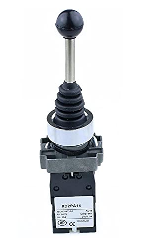 UUFA 1PCS XD2PA14CR 4NO 4Po sitions Latching Maintained Wobble Stick Joystick Replace Switch