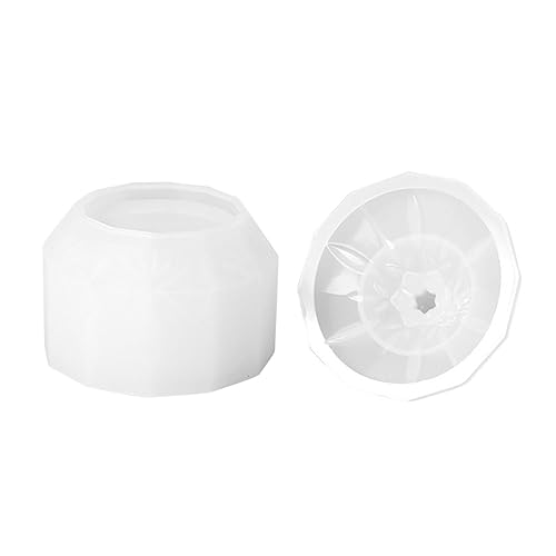 CORHAD 2 Pcs Box Storage Box Mold Jewelry Container Handmade Craft epoxy Jewelry epoxy Silicone jar Cosmetic Tabletop epoxy Storage Container Mold Crystal Silica Gel White Accessories