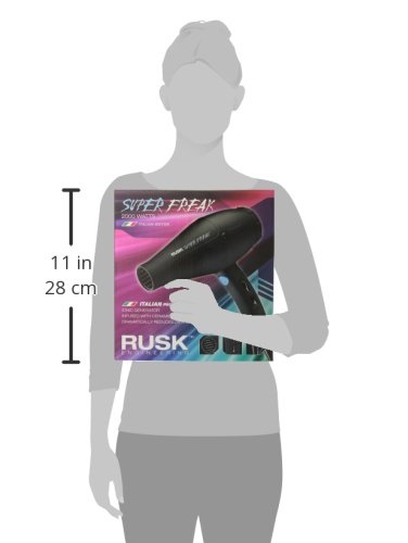 Rusk Engineering Super Freak Professional 2000 Watt Dryer with Italian Motor, Features and Italian Motor that Delivers Superior Airflow and Air Pressure