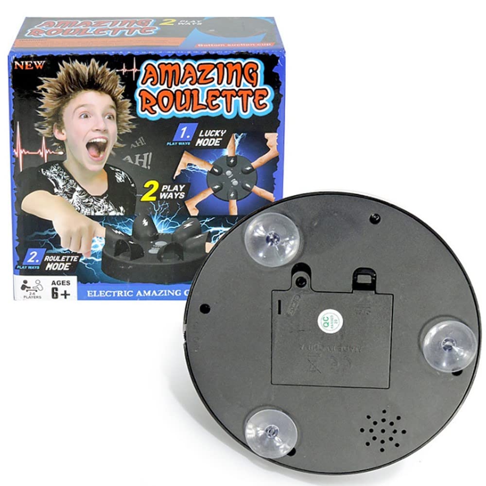Upgrade Electric Shock Detector Polygraph Micro Roulette Polygraph Test Finger Shock Game Toy Practical Joke Polygraph Game Analyzer Consoles Gifts Interesting Polygraph Game (Finger)