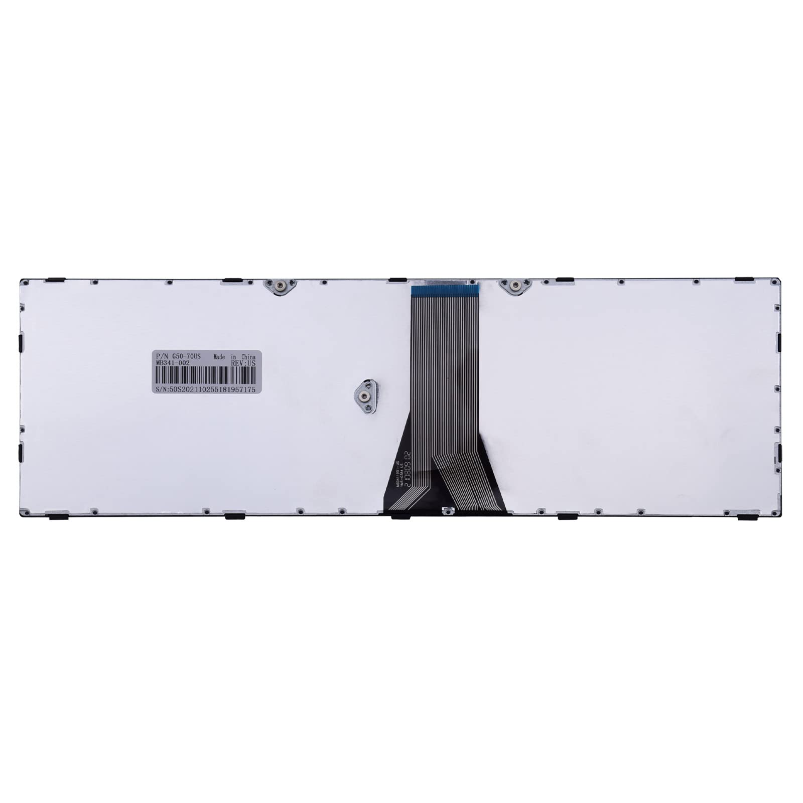 SUNMALL Laptop Keyboard Replacement with Frame Compatible with Lenovo LdeaPad Flex 2 15 B50 B50-30 B50-45 B50-70 B50-80 B51-80 G50 G50-30 G50-45 G50-70 G50-80 G50-75 Z50 US Layout