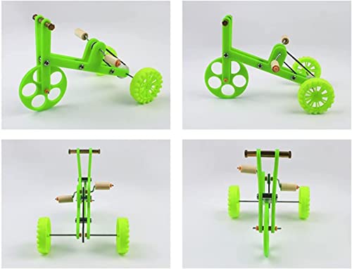 ECOABS Bird Intelligence Training Toy, Parrot Puzzle Bicycle Toy for Small Medium Bird, Parrot Educational Table Top Trick Prop Toy, Bird Foot Talon Toy for Lovebird Conures Parakeet