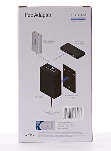 Ubiquiti Networks POE-48-24W-G 48V PoE adapter