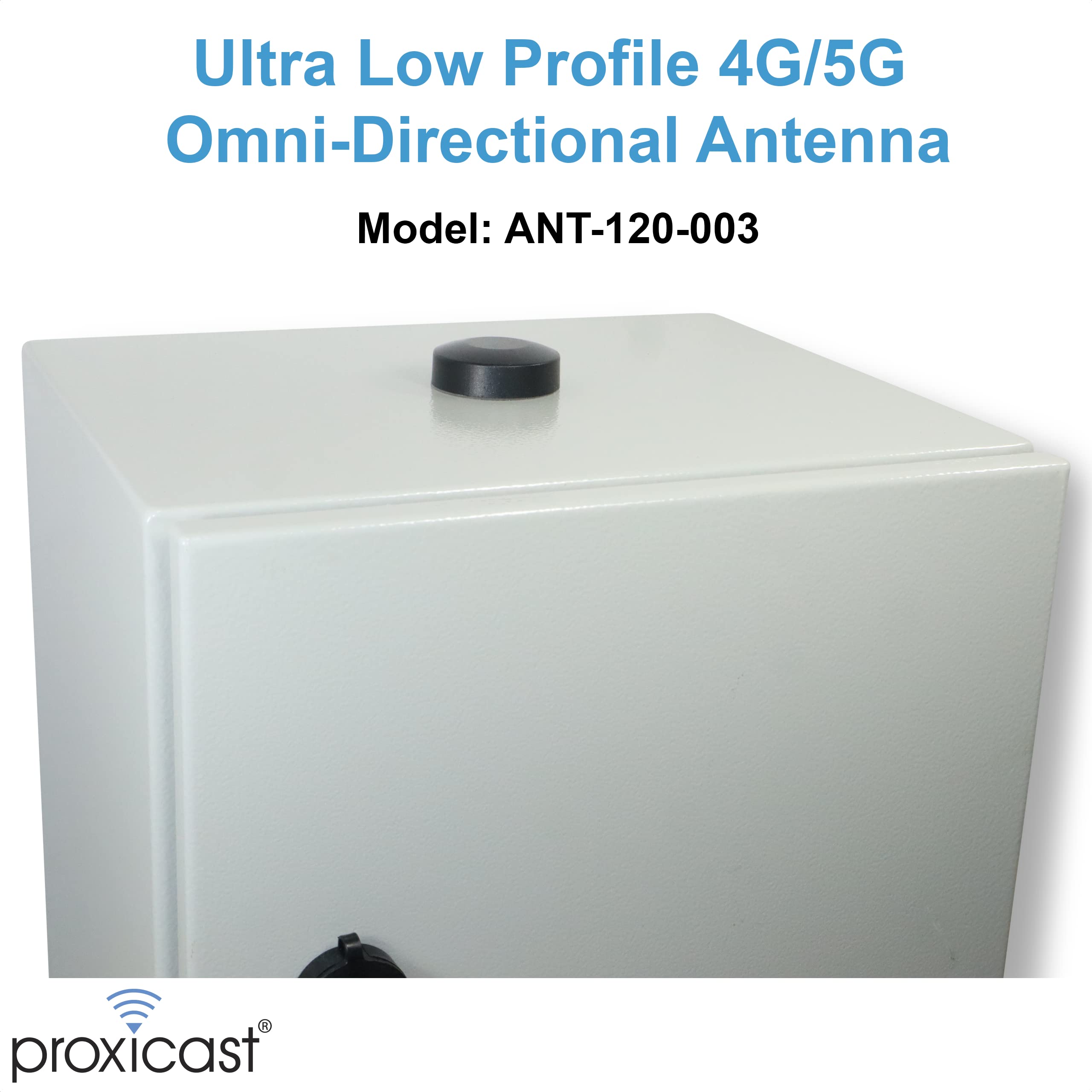 Proxicast Ultra Low-Profile 4G/LTE, 5G Omni-Directional 2 dBi Screw-Mount Antenna for Verizon, AT&T, T-Mobile (ANT-120-003-2PK)
