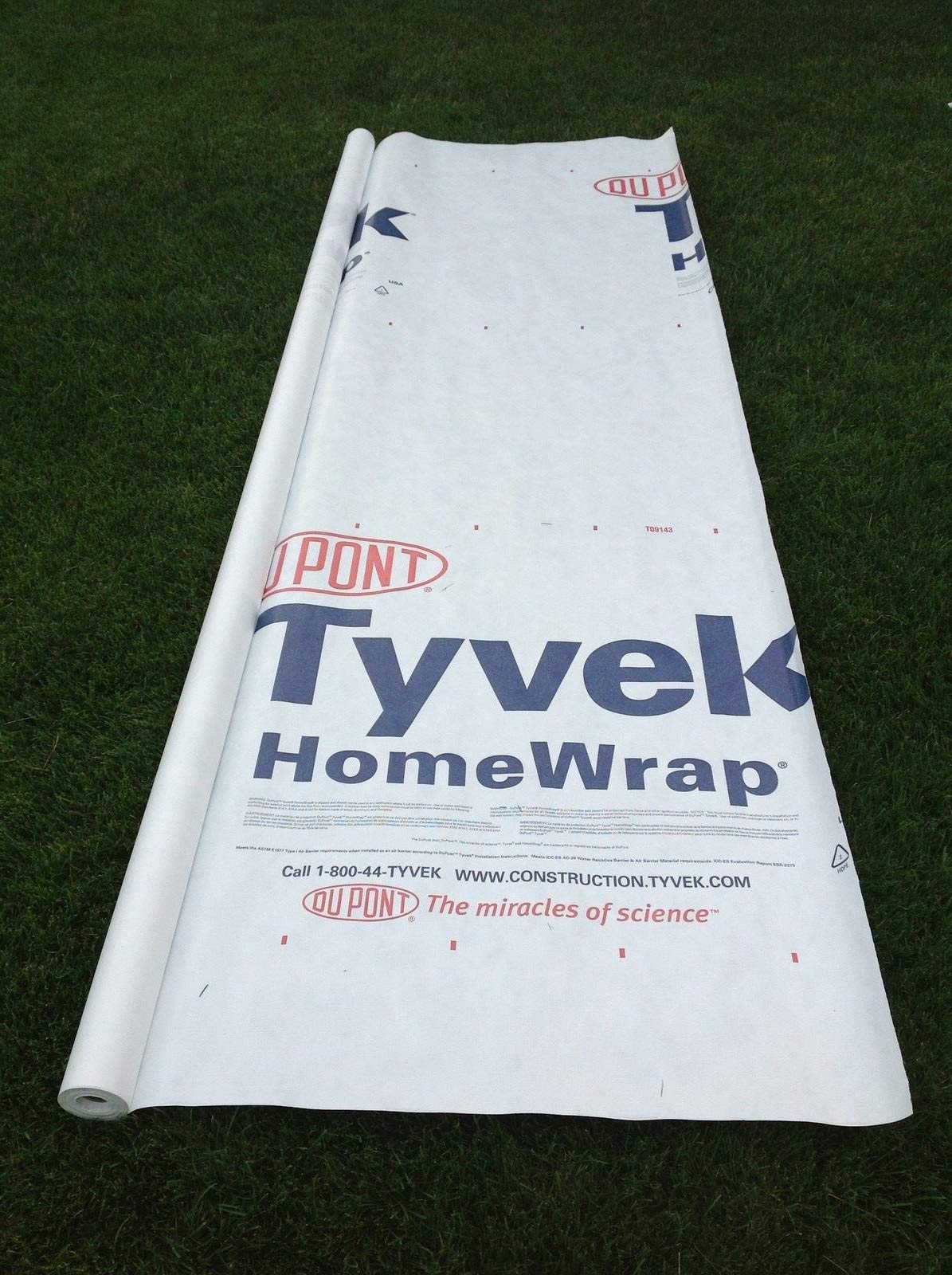 Anchor Tab Products - 8 X 4 ft. Tyvek House Wrap Ground Sheet - Tent Footprint - Camp Tarp w/ 6 Anchor Loops