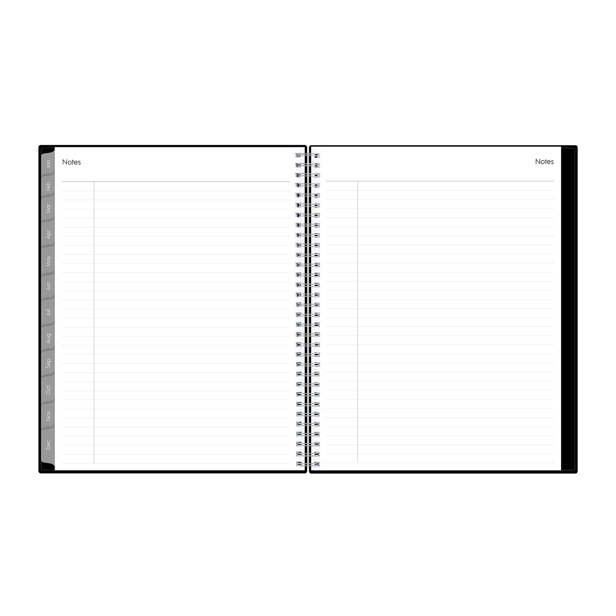 Blue Sky Enterprise Weekly/Monthly Planner, Enterprise Formatting, 11 x 8.5, Black Cover, 12-Month (Jan to Dec): 2023