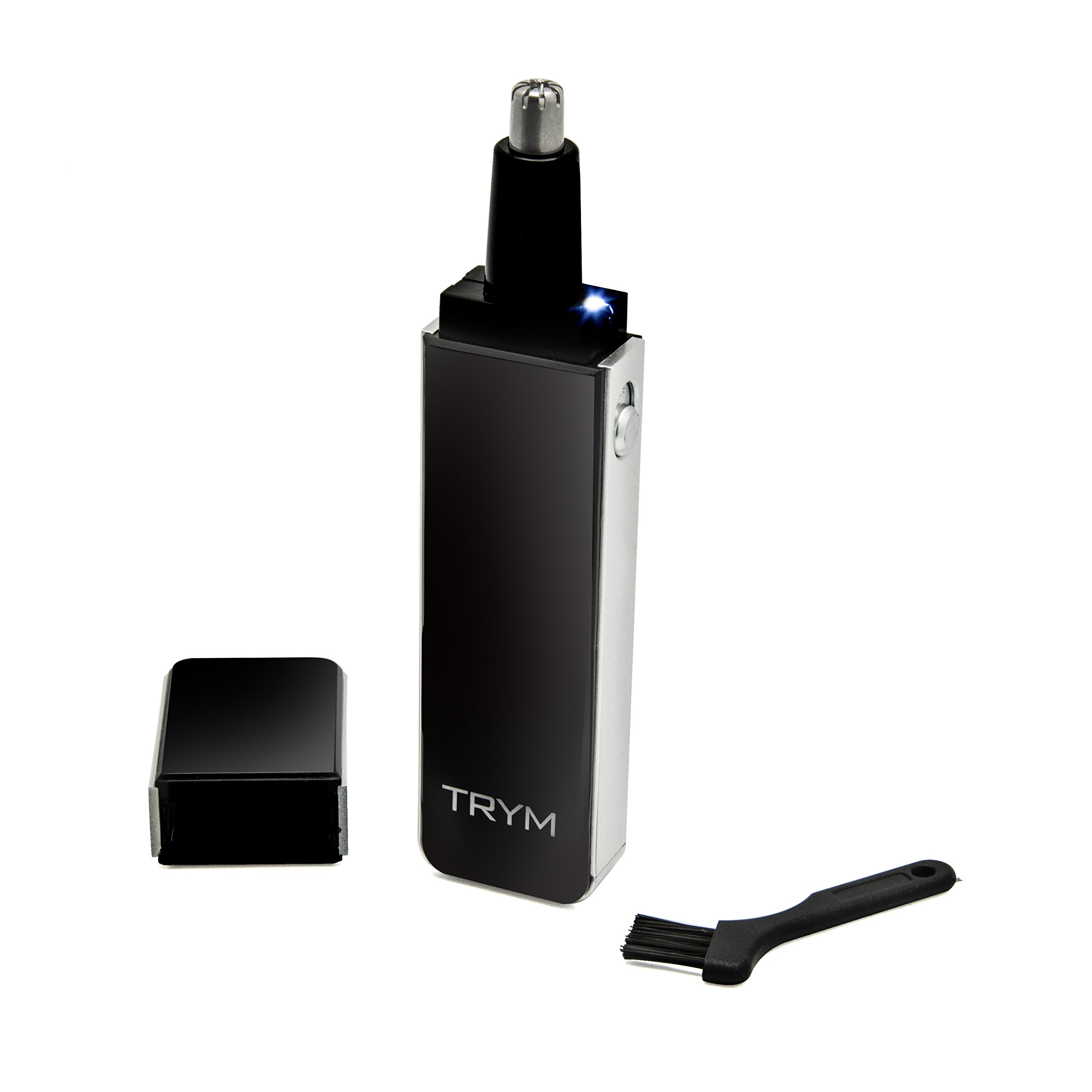 Pure Enrichment TRYM Nose Hair Trimmer with LED Grooming Light for Precision Trimming - Sleek and Premium Design Ideal for Trimming Your Nose, Ears, and Eyebrows