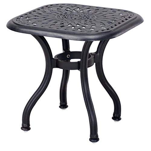 Darlee Sedona 3 Piece Cast Aluminum Patio Bistro Set with Swivel Rockers - Antique Bronze