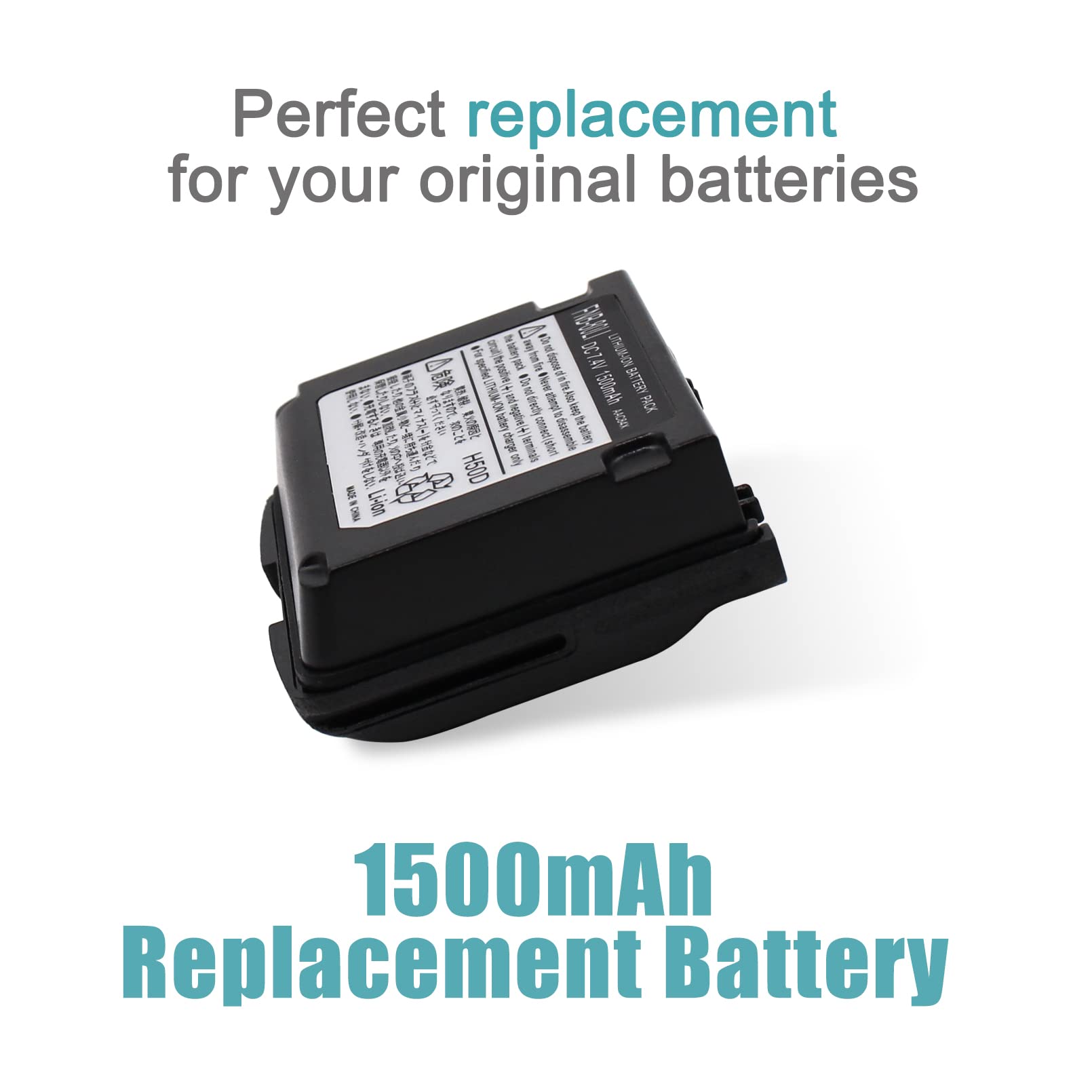 CD-15A Chager & FNB-80Li Replacement Battery Compatible for Yaesu VX-7r VX-6r VX-5r etc Two Way Radio Accessories