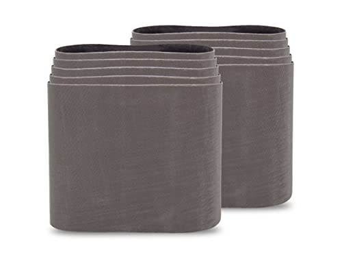 C.S. Unitec | PTX TZ Pyramid Sleeve | A65/280 Grit Closed Grinder Tool Belt | 3-1/2" Diameter x 4" Wide (Pack of 10)