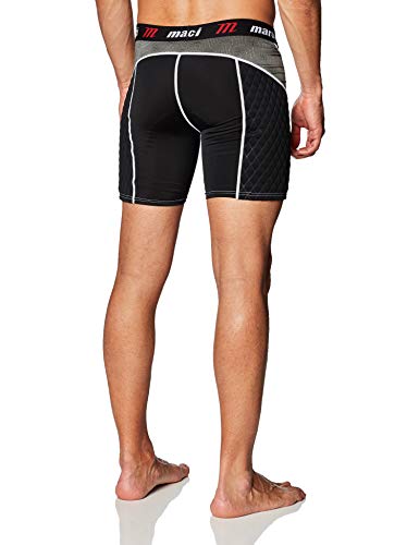 Marucci Men's Adult Elite Padded Slider Shorts, Black, X-Large