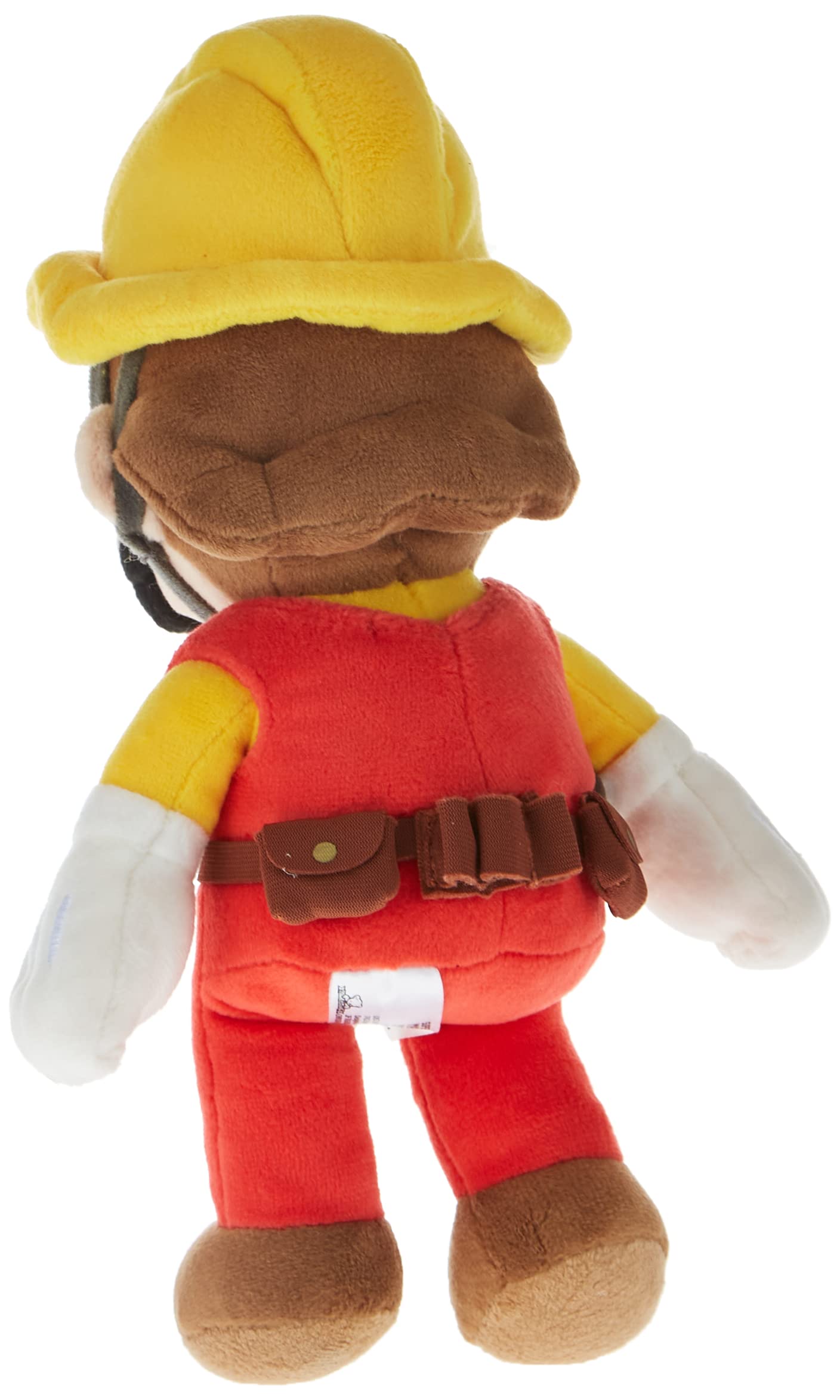 Little Buddy 1731 Super Mario Maker 2 - Builder Mario Plush, 9.5", Yellow