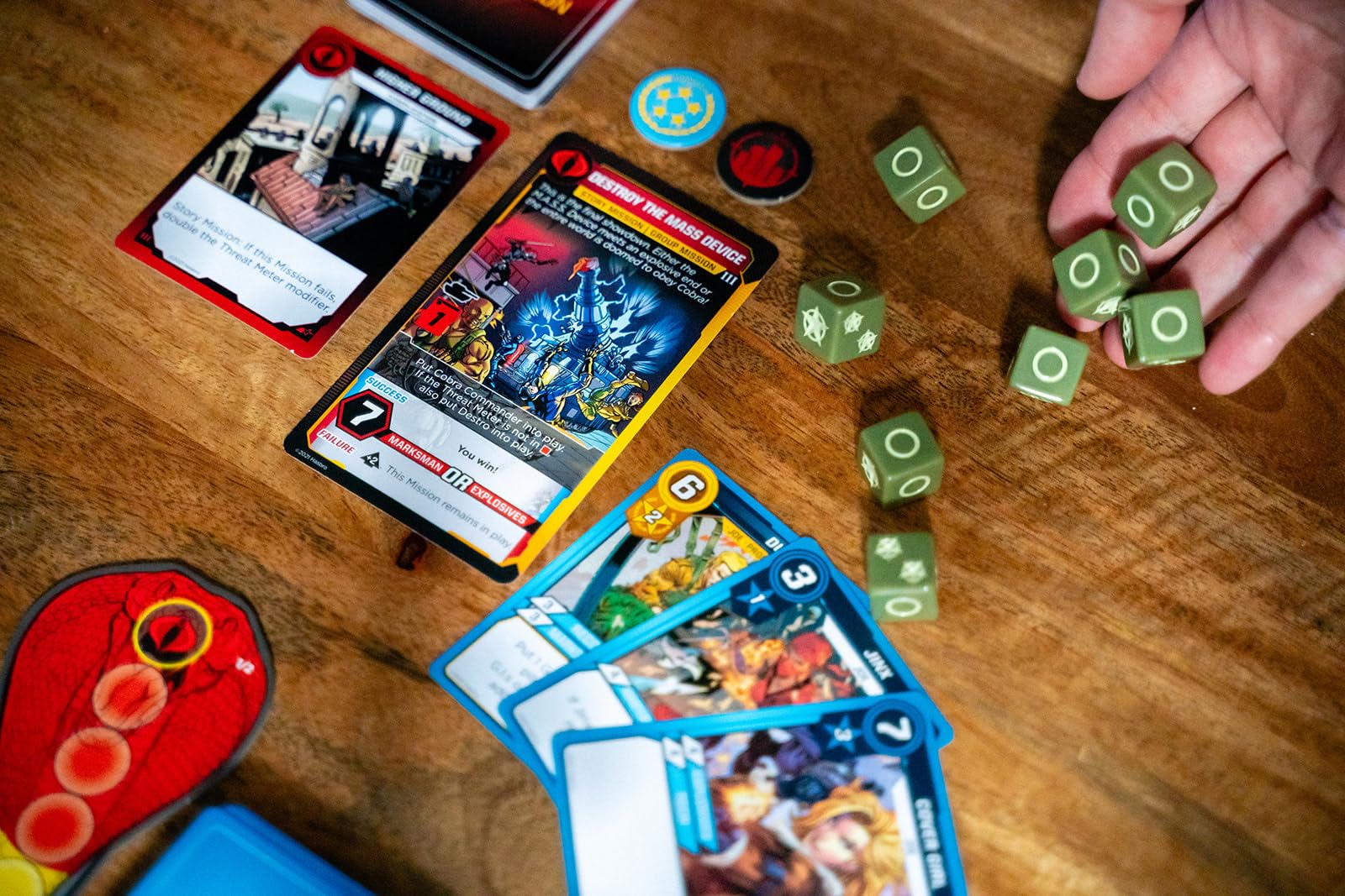 Renegade Game Studios G. I. Joe Deck-Building Game, 1-4 players, Ages 14+, Fully Cooperative Game, Core Set