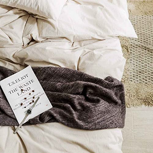 ETDIFFE Beige Comforter Set Queen Size, 3 Piece Aesthetic Modern Bedding Set - Soft & Lightweight All Season Microfiber Down Alternative Bed Comforter with 2 Pillow Shams for Women Men