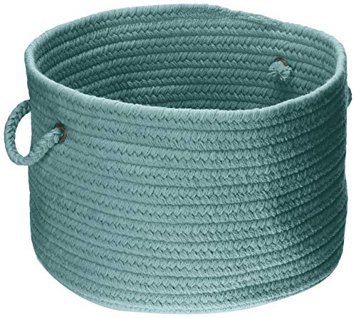 Colonial Mills WL27 18 by 18 by 12-Inch Bristol Storage Basket, Teal