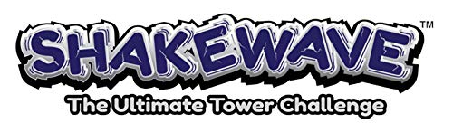 MUKIKIM Shakewave, Ultimate Stacking Blocks Game Challenge, Stack Rollers to Build Tower As High As Possible On Rotating Base Without Causing It to Collapse! Promotes Hand-Eye Coordination & Balance