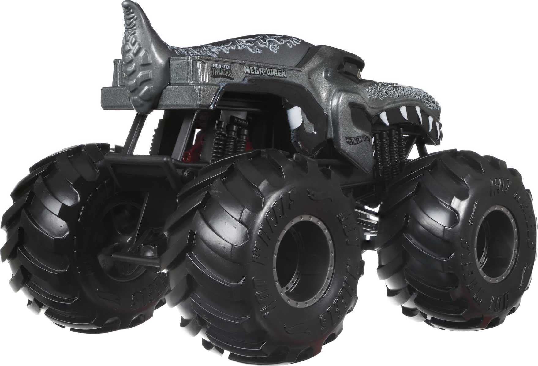 Hot WheelsDie-cast 1:24 Scale Mega Wrex Monster Trucks with Giant Wheels [Amazon Exclusive]