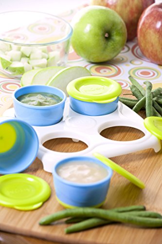 Nuby Garden Fresh 4pk Fresh Food Pods in Tray (Colors May Vary)